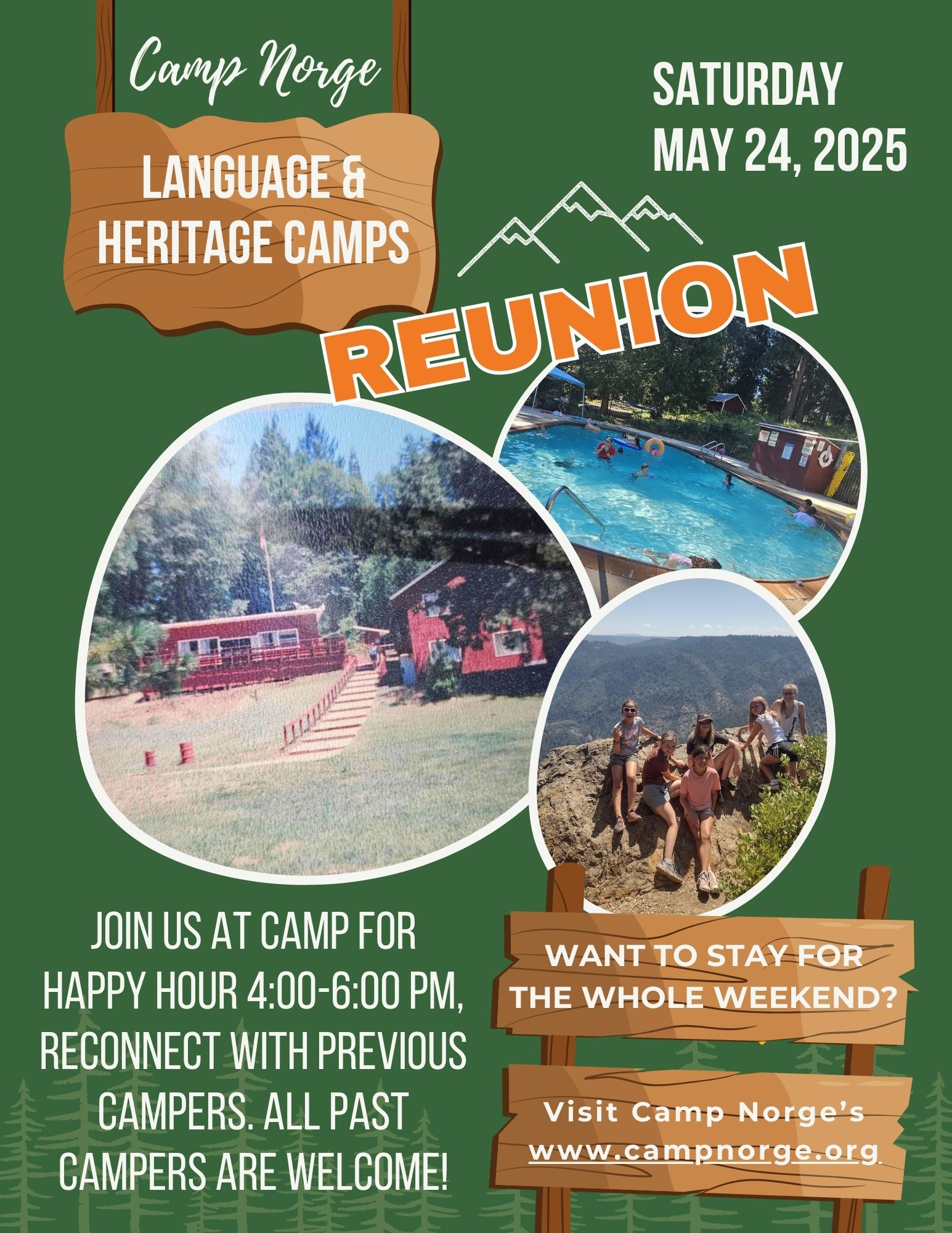 Memorial Day Language Camp Reunion Flyer 2025 | District Six